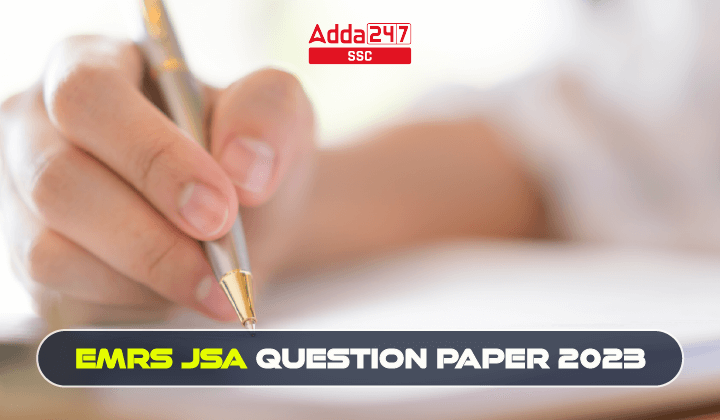 EMRS JSA Question Paper 2023, Download PDF – Job Carnival