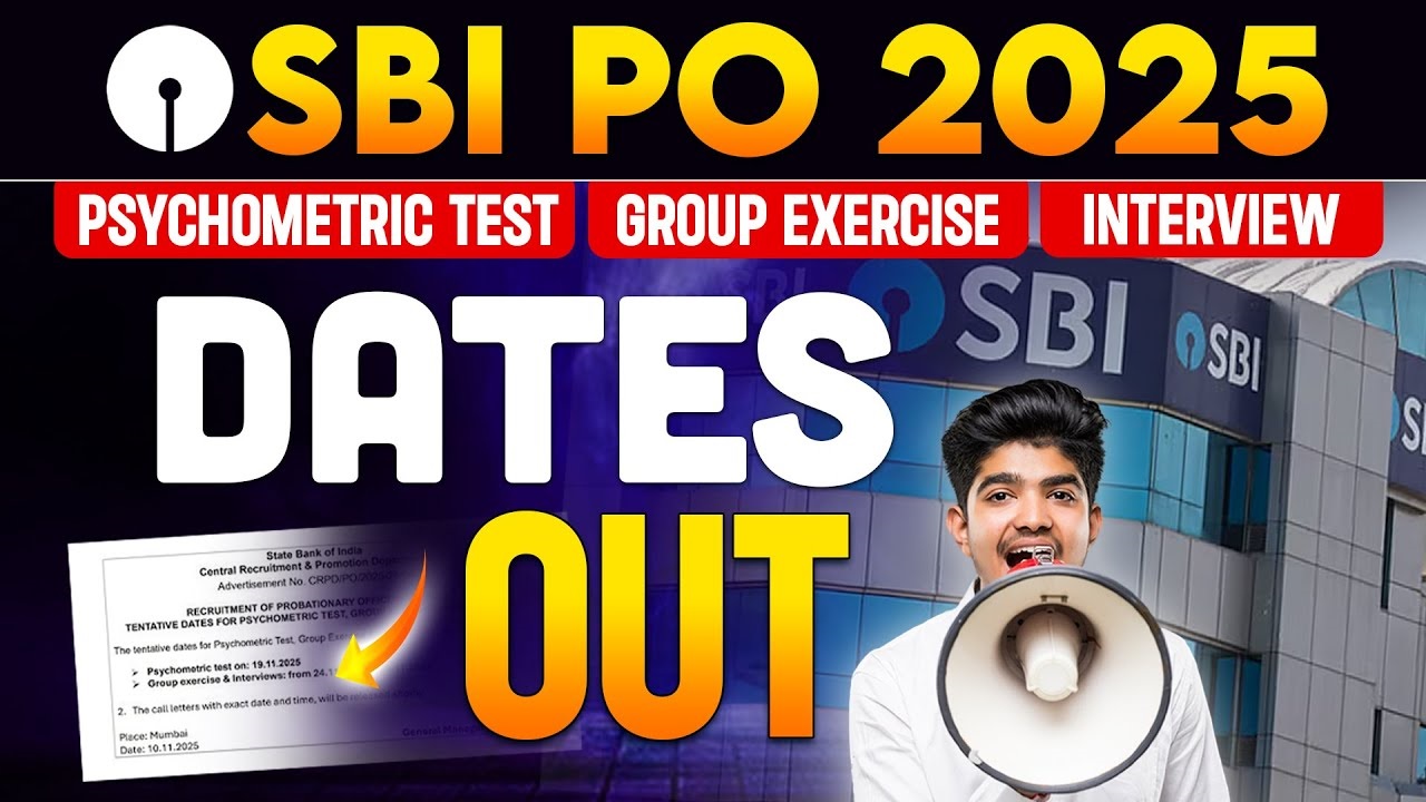 SBI Bank PO Interview Date Notice 2025 Out – Job Carnival
