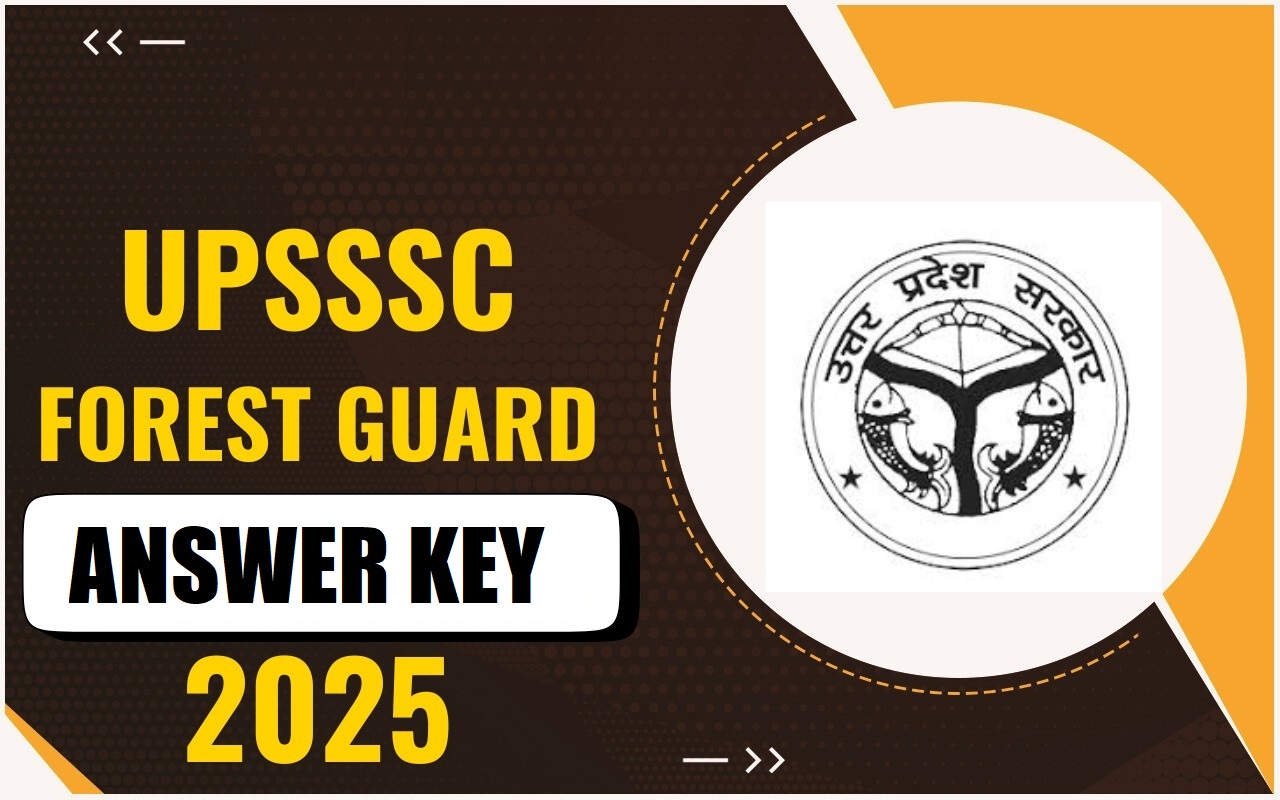 UPSSSC Forest Guard Answer Key 2025 Out – Job Carnival