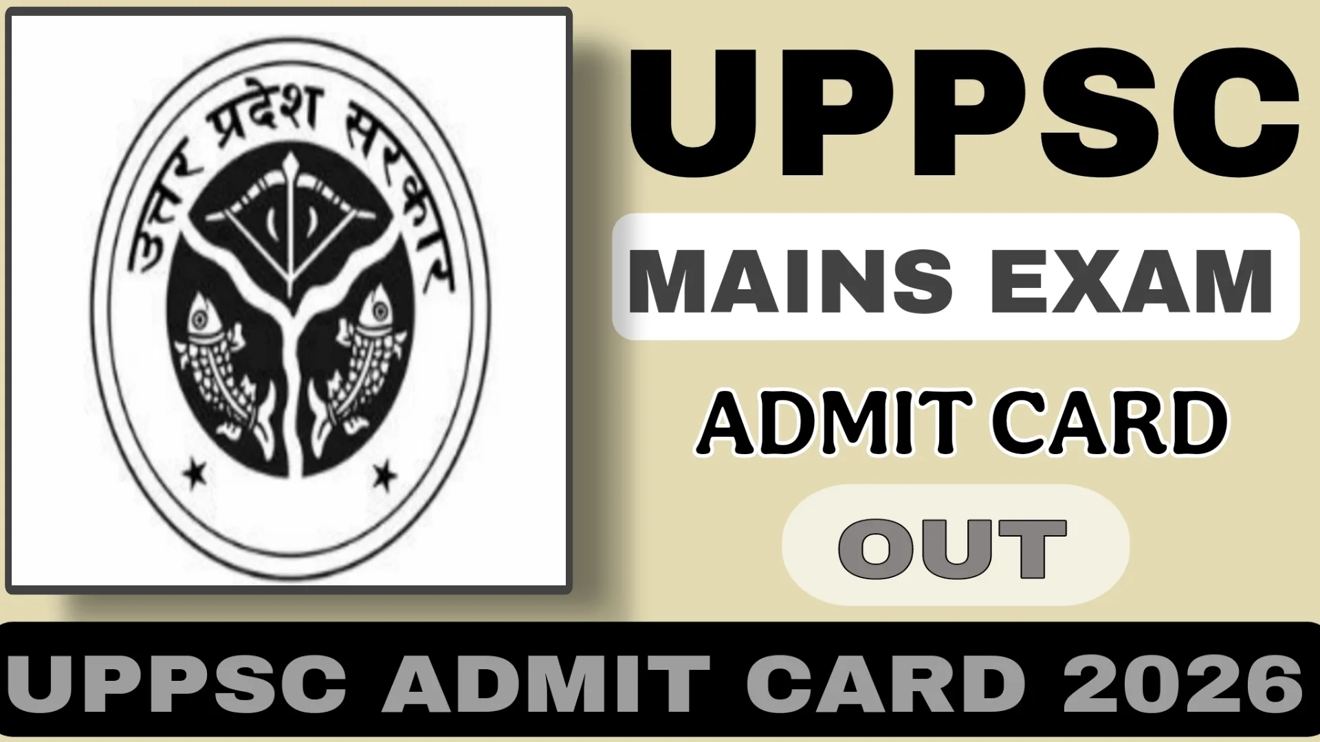 UPPSC RO/ ARO Revised Mains Exam Date 2026 Out – Job Carnival